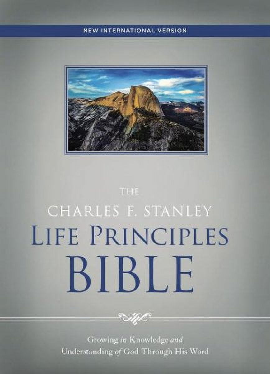 The Charles F. Stanley Life Principles Bible - Walmart.com