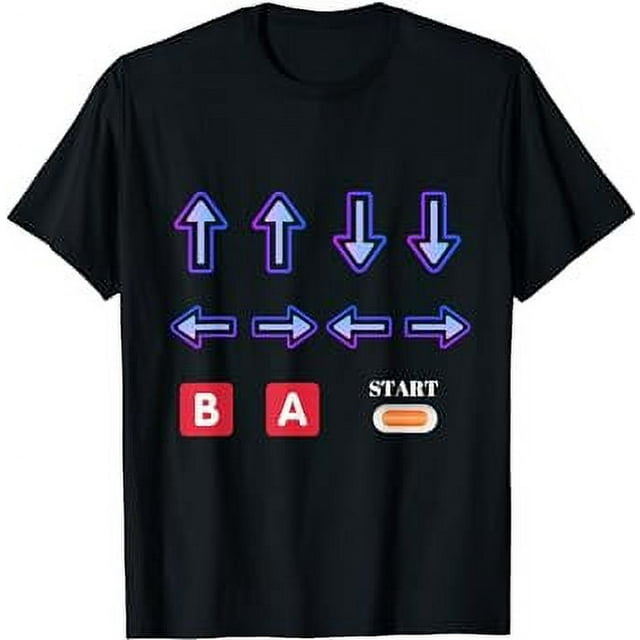The Cheat Code (UP UP DOWN DOWN LEFT RIGHT LEFT RIGHT B A ) T-Shirt ...