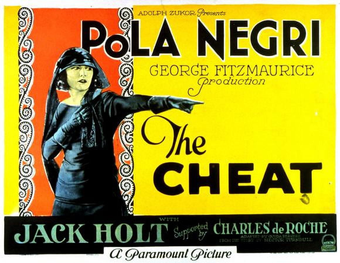 The Cheat - movie POSTER (Style D) (11" x 14") (1923) - Walmart.com