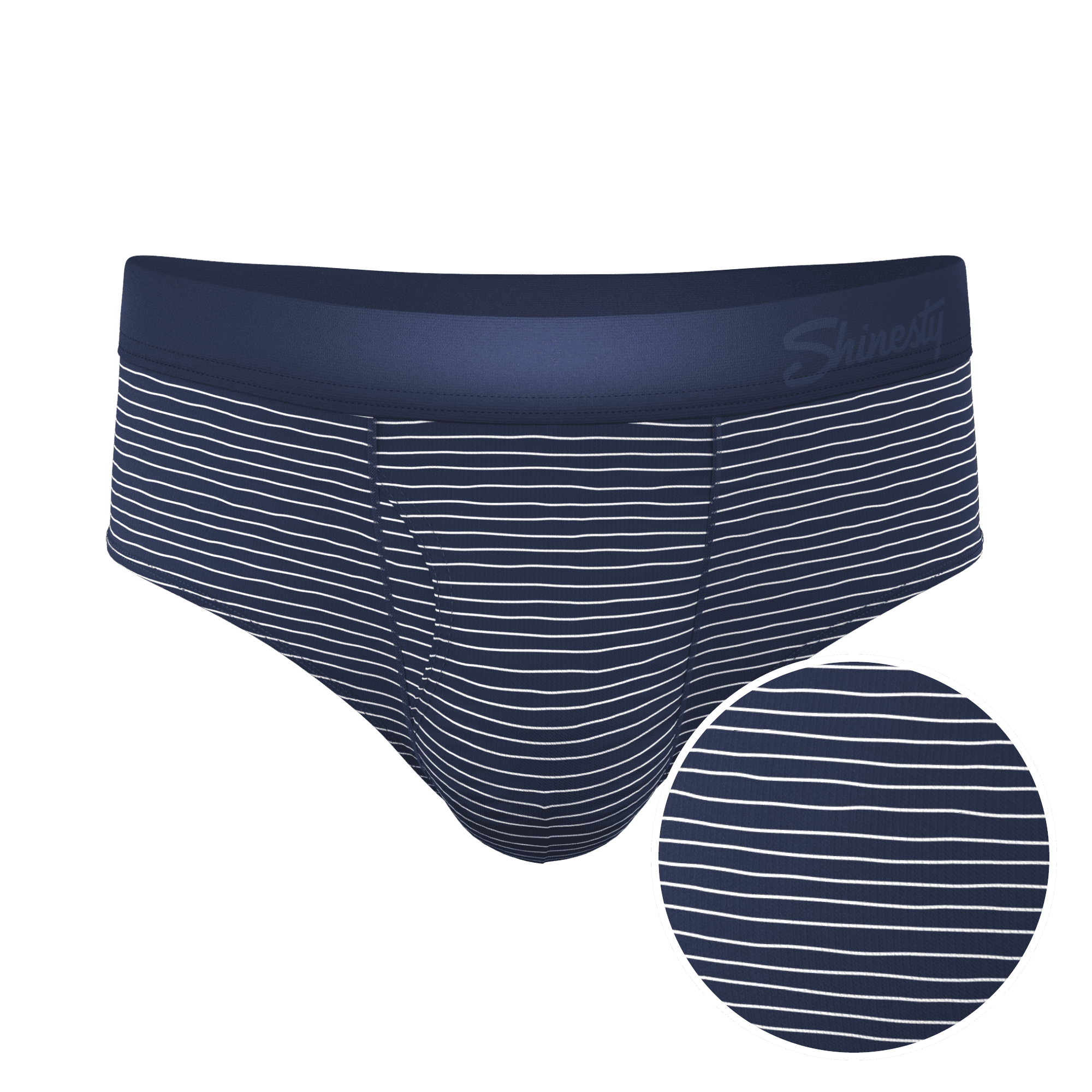 The Cheek Streak - Shinesty White Stripe Ball Hammock Pouch Underwear ...