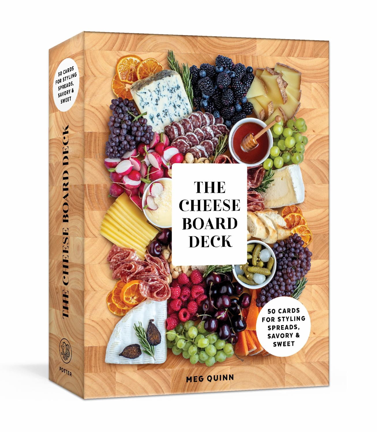 Meg Quinn, Cheese Board Deck, 50 Cards for Styling Spreads - Walmart.com