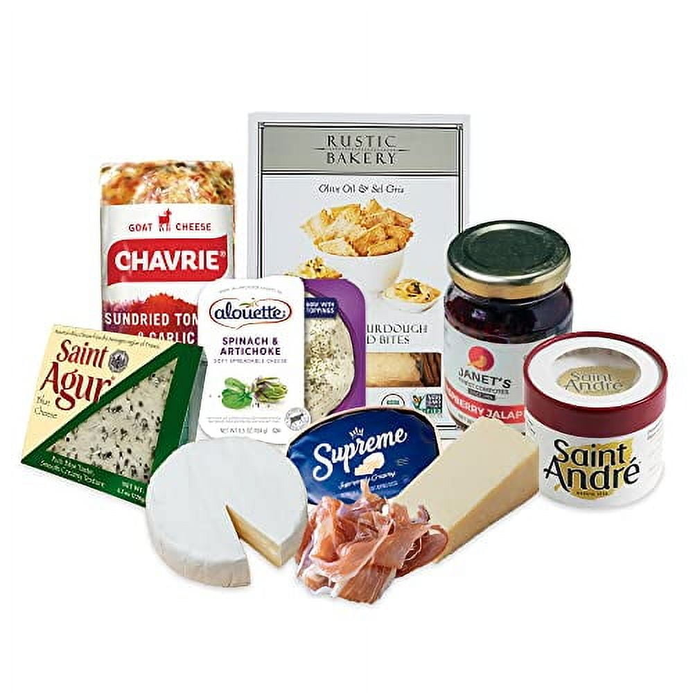 The Cheese Lover Shop Holiday Gift Box Party of 12, Cheese Platter with ...