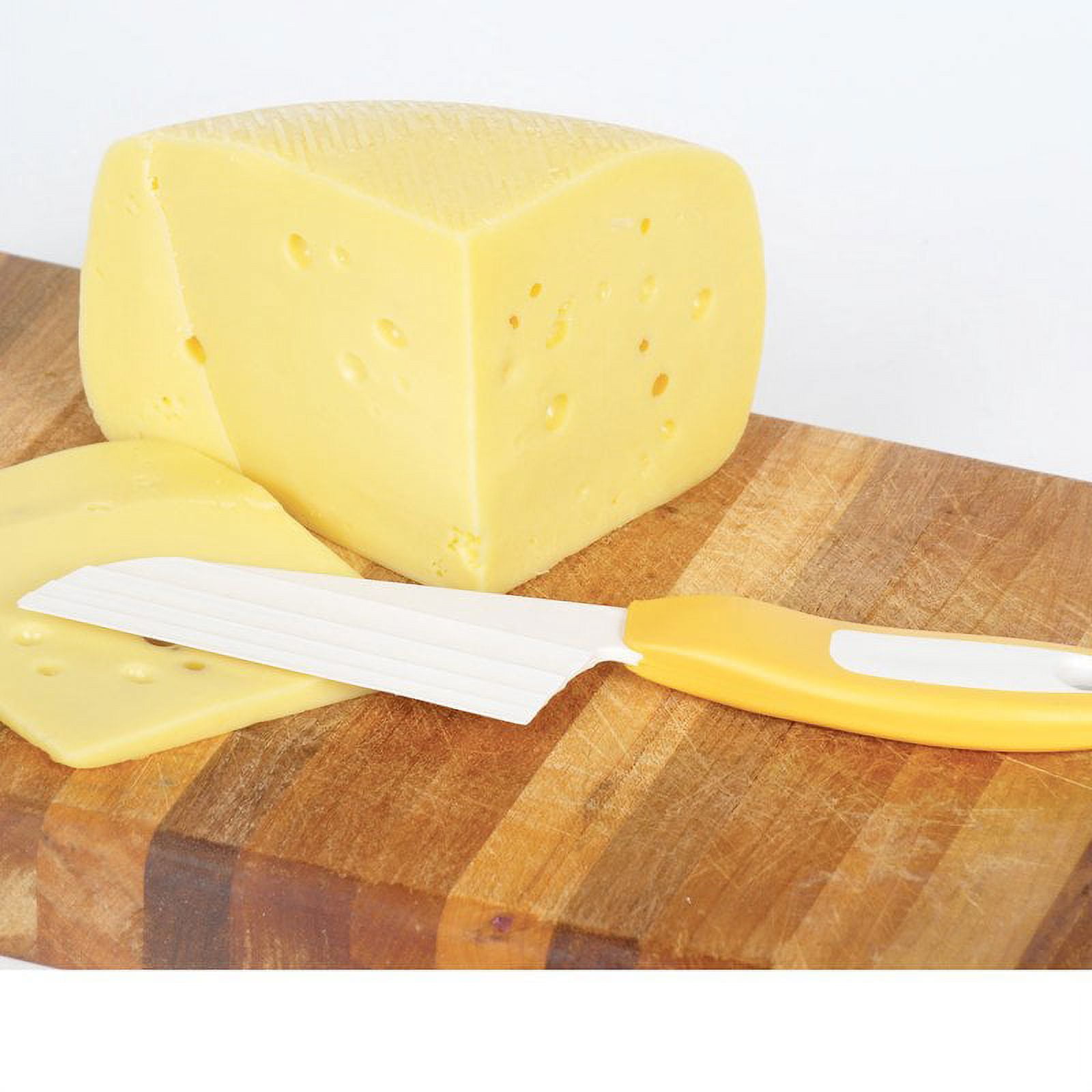 The Cheeseknife Soft Cheese Knife, Resin Blade with Comfort Grip, 8 ...