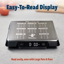Food Kitchen Scale, Weight Grams and Oz, LED Backlit Display, Stainless ...