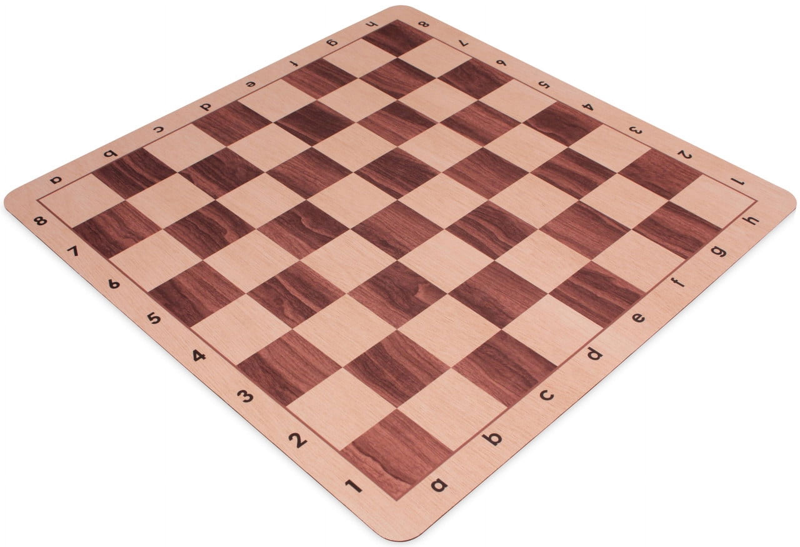The Chess Store Floppy Chess Board Walnut& Maple Squares with Alpha ...