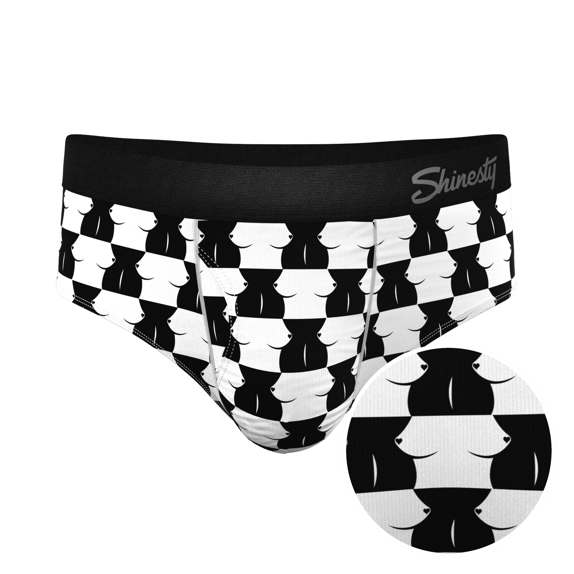 The Chest Mate - Shinesty Checkered Ball Hammock Pouch Underwear Briefs ...