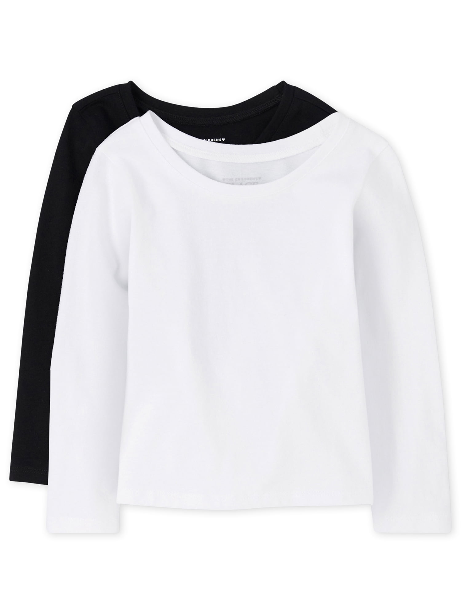 The Children's Place Baby And Toddler Girl's Long Sleeve Basic Layering ...