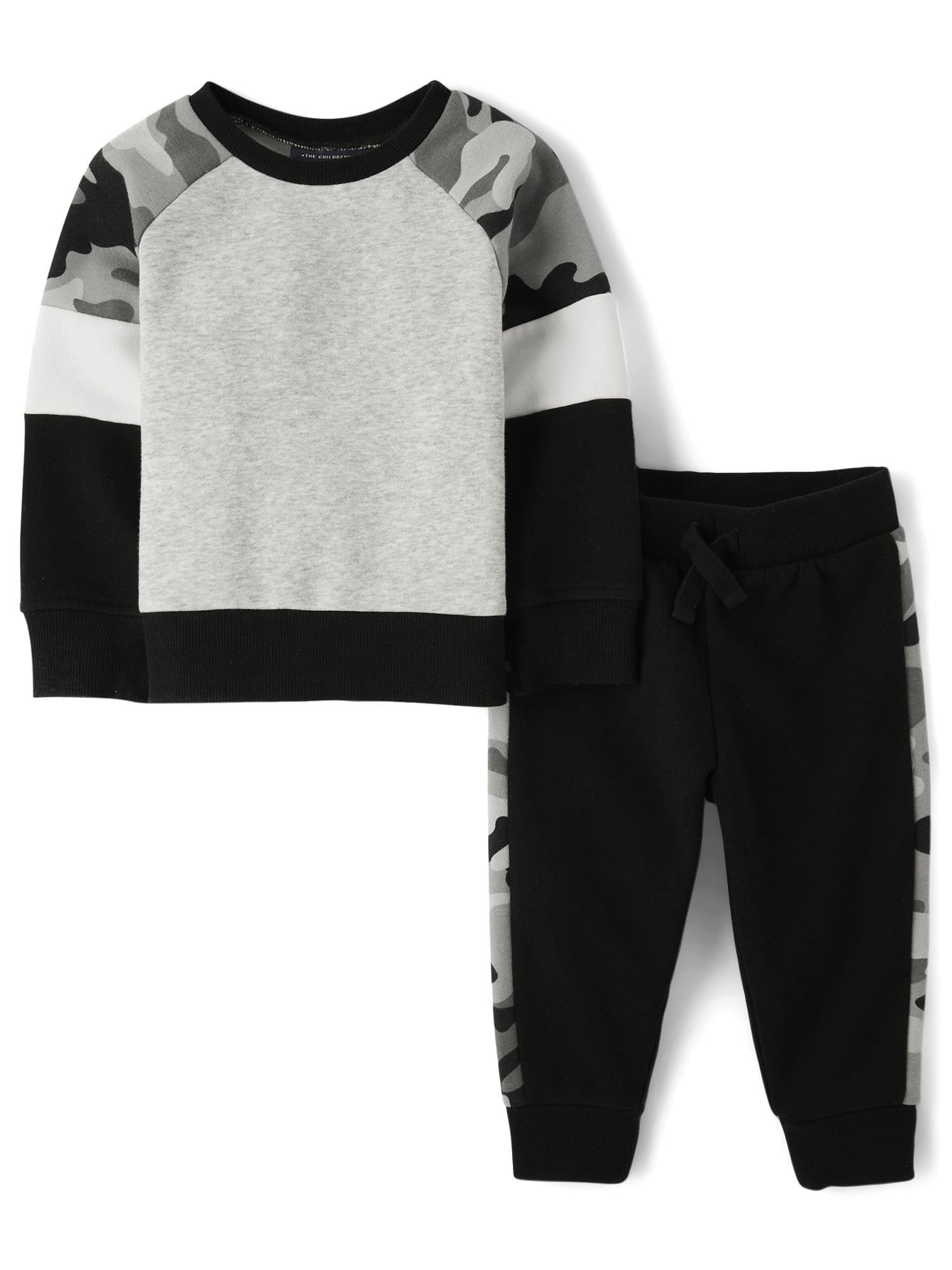 The Children's Place Baby & Toddler Boys Colorblock Sweater and Jogger ...