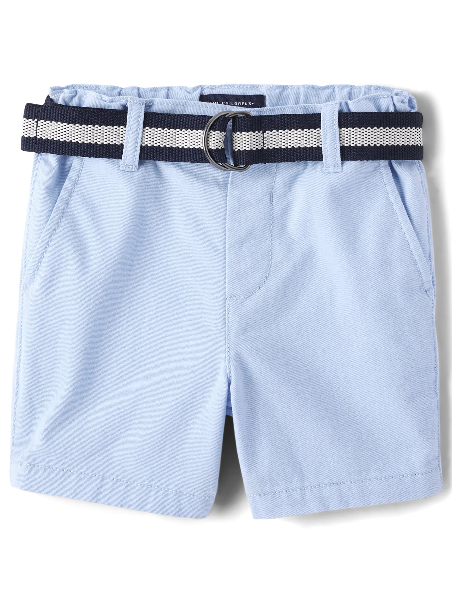 The Childrens Place Boys Belted Chino Shorts - Knee Length - Walmart.com
