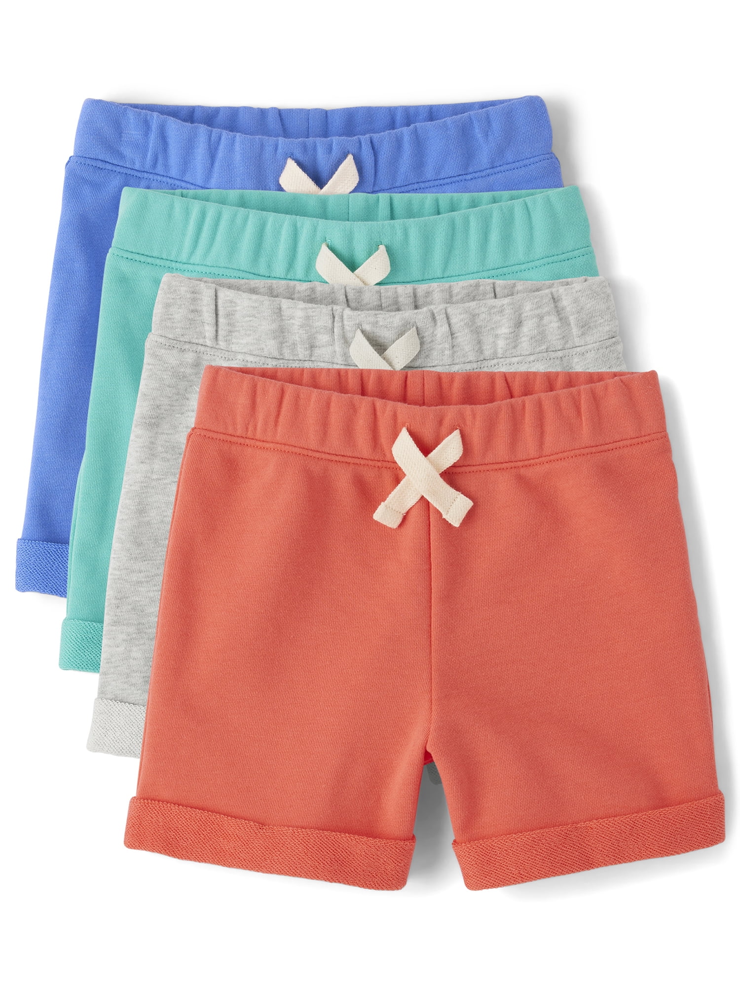 The Children's Place Baby & Toddler Boys French Terry Shorts, 4-Pack ...