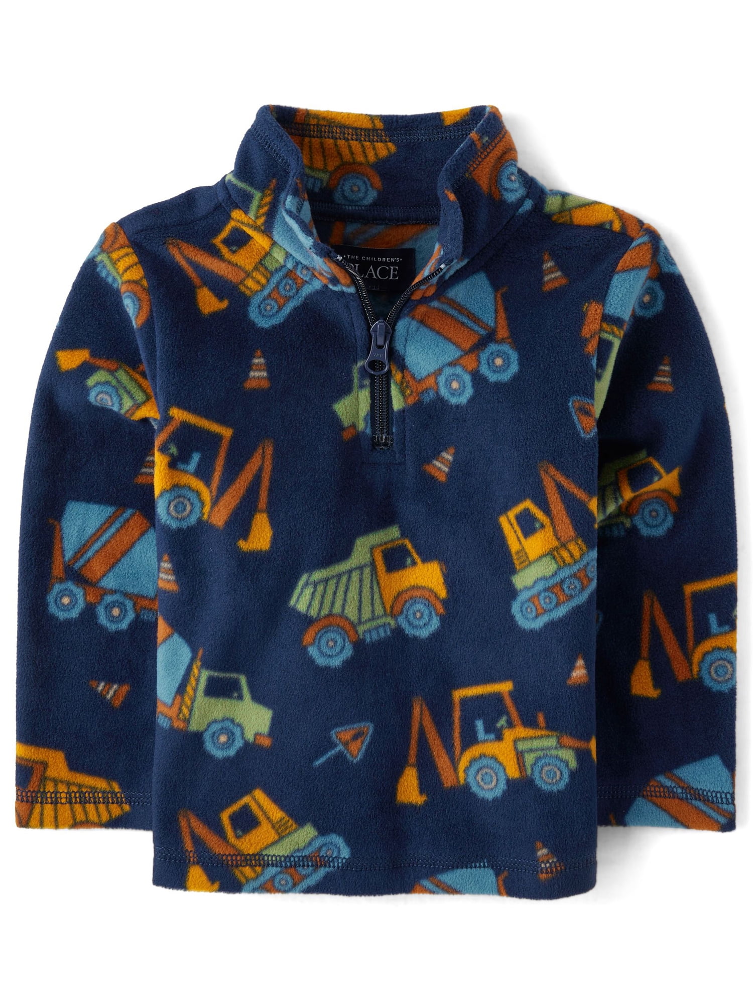 The Children's Place Baby and Toddler Boys Half Zip Fleece Pullover ...