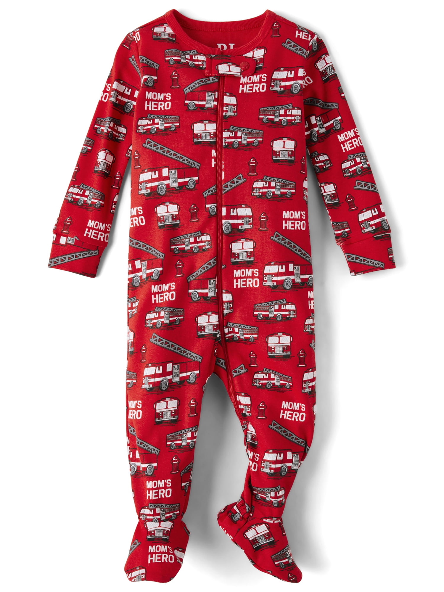 The Children's Place Baby & Toddler Boys Long Sleeve Footed PJs, Sizes ...
