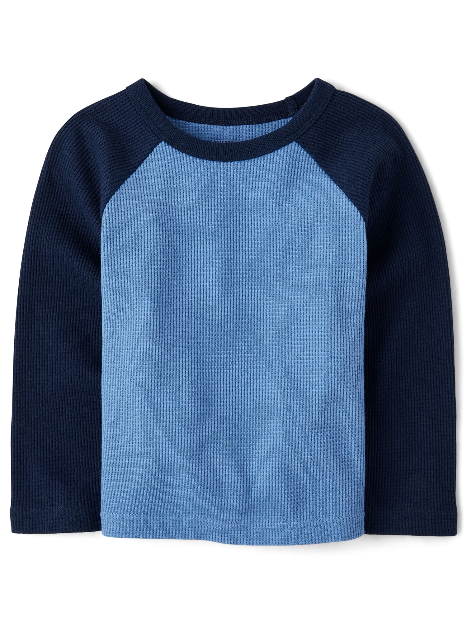 The Children's Place Baby Toddler Boys Long Sleeve Thermal Raglan Top ...