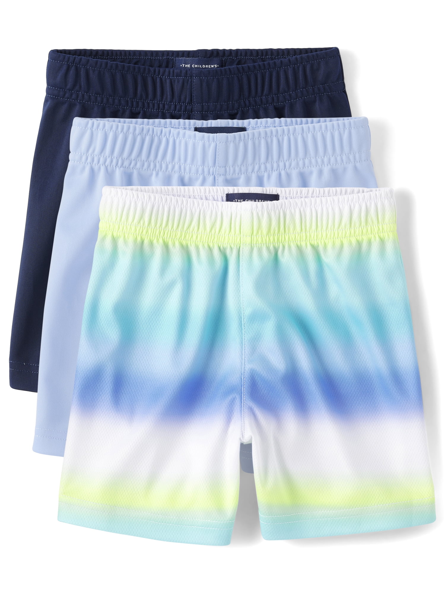 The Children's Place Baby & Toddler Boys Performance Shorts, 3-Pack ...