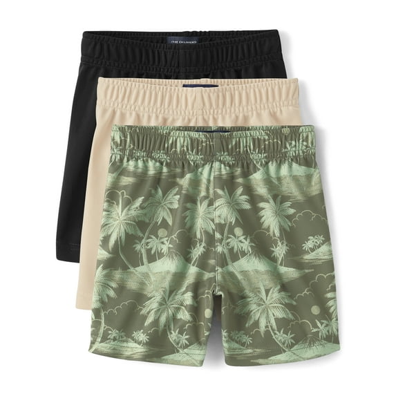 The Children's Place Baby & Toddler Boys Performance Shorts, 3-Pack ...