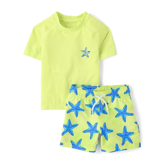 The Children's Place Baby & Toddler Boys Short Sleeve Rashguard ...