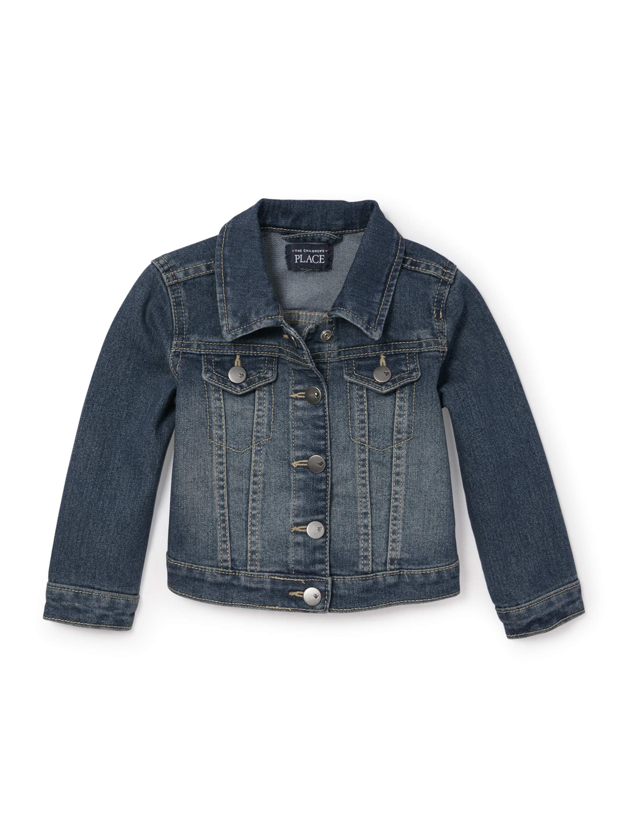 The Children's Place Baby & Toddler Girl Denim Jacket - Walmart.com
