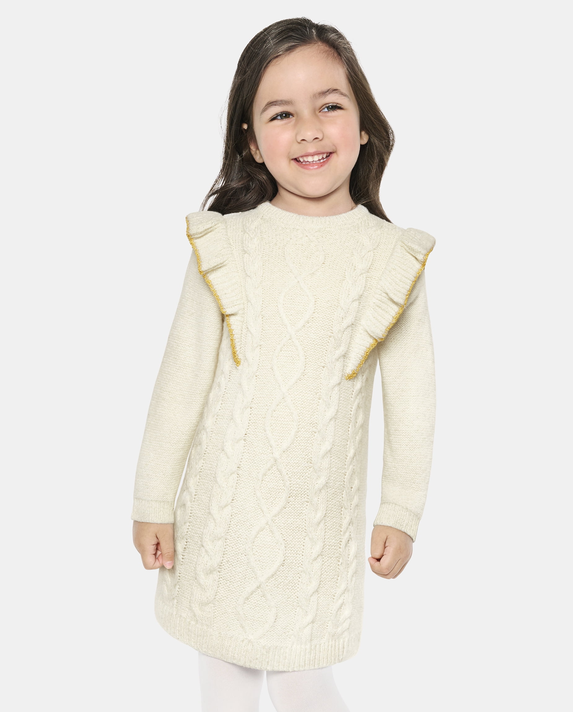 The Children's Place Baby & Toddler Girls Cable Knit Sweater Dress ...