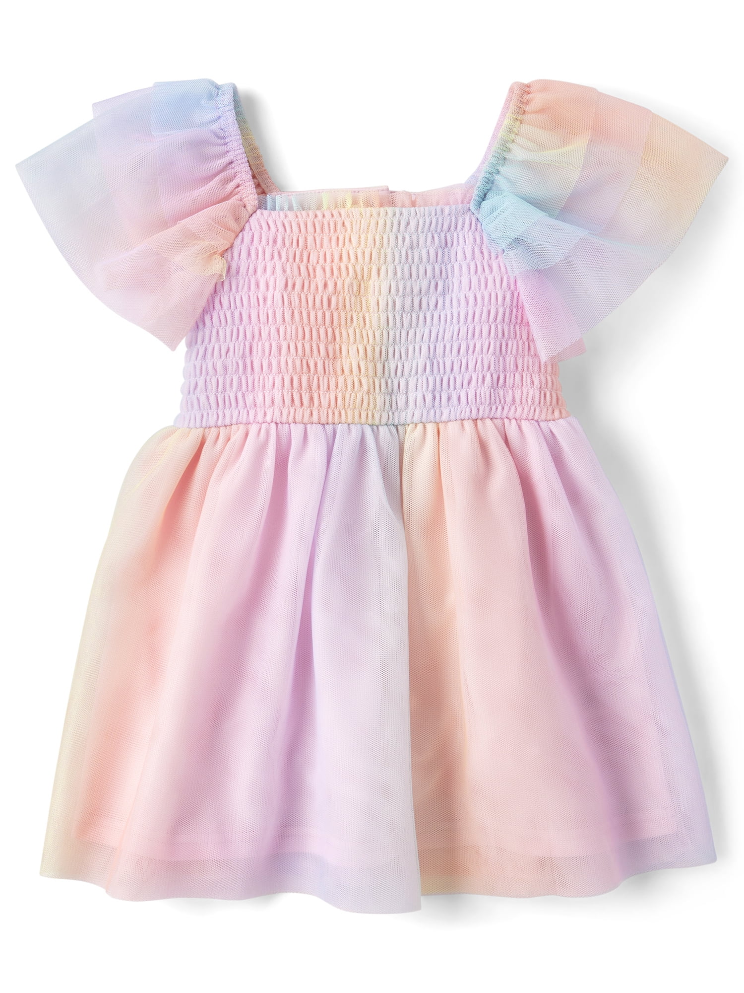 The Children's Place Baby & Toddler Girls Short Sleeve Rainbow Flutter ...