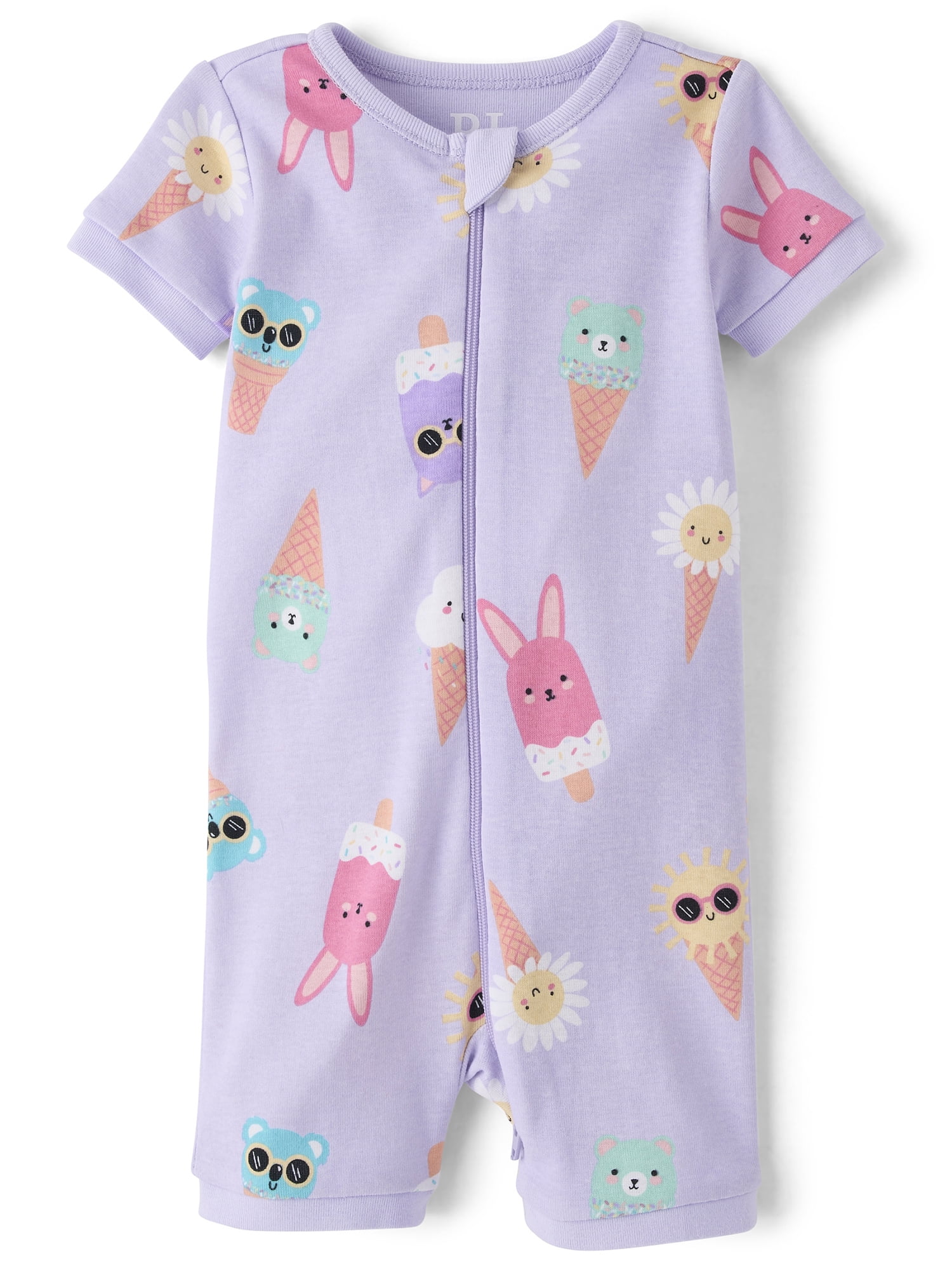 The Children's Place Baby & Toddler Girls Short Sleeve Snug Fit Cotton ...