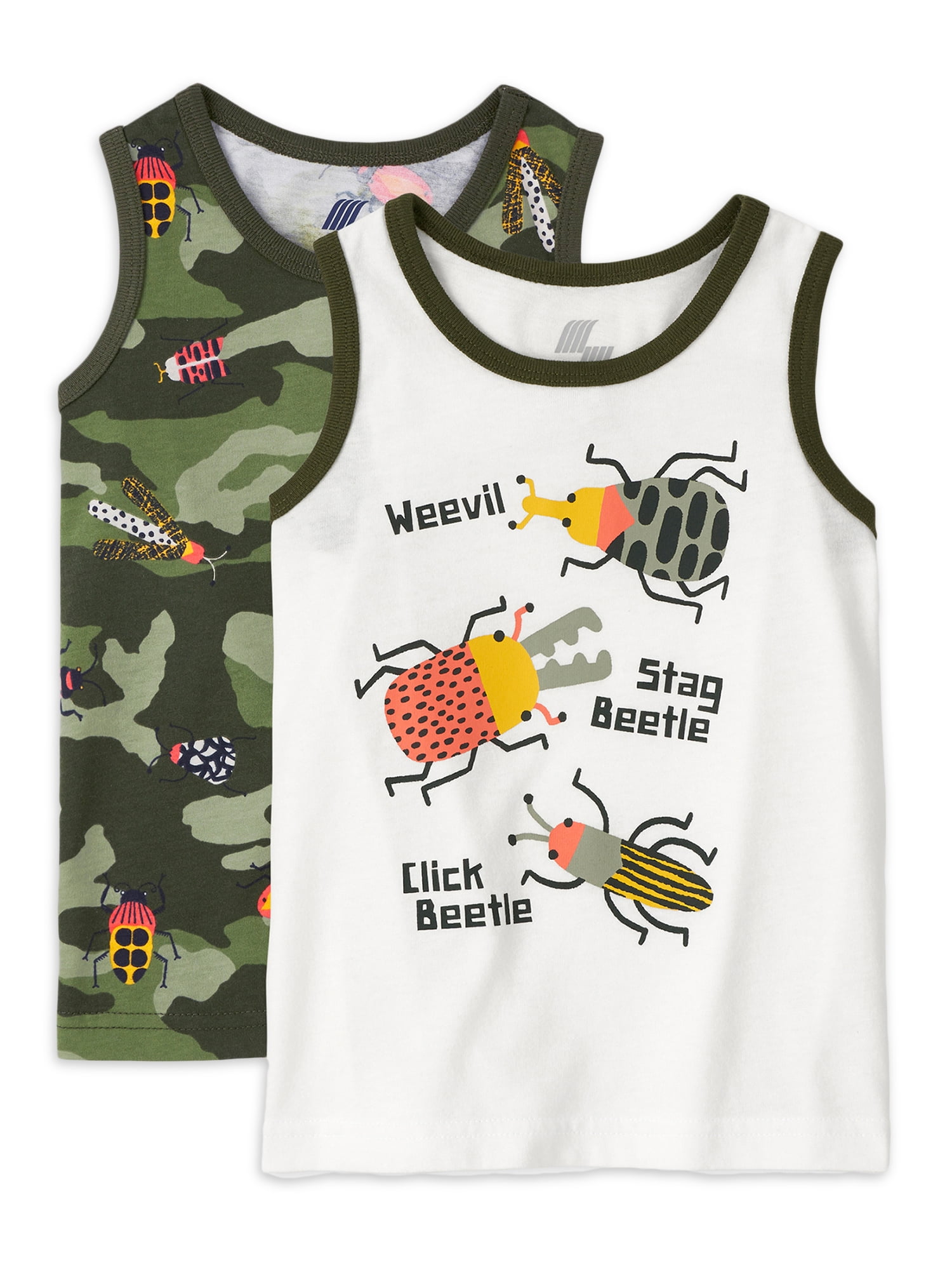 The Children's Place Baby and Toddler Boy Tank 2-Pack, Size 6-9 Months ...