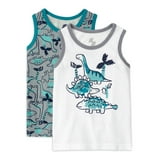 The Children's Place Baby and Toddler Boy Tank 2-Pack, Size 6-9 Months ...