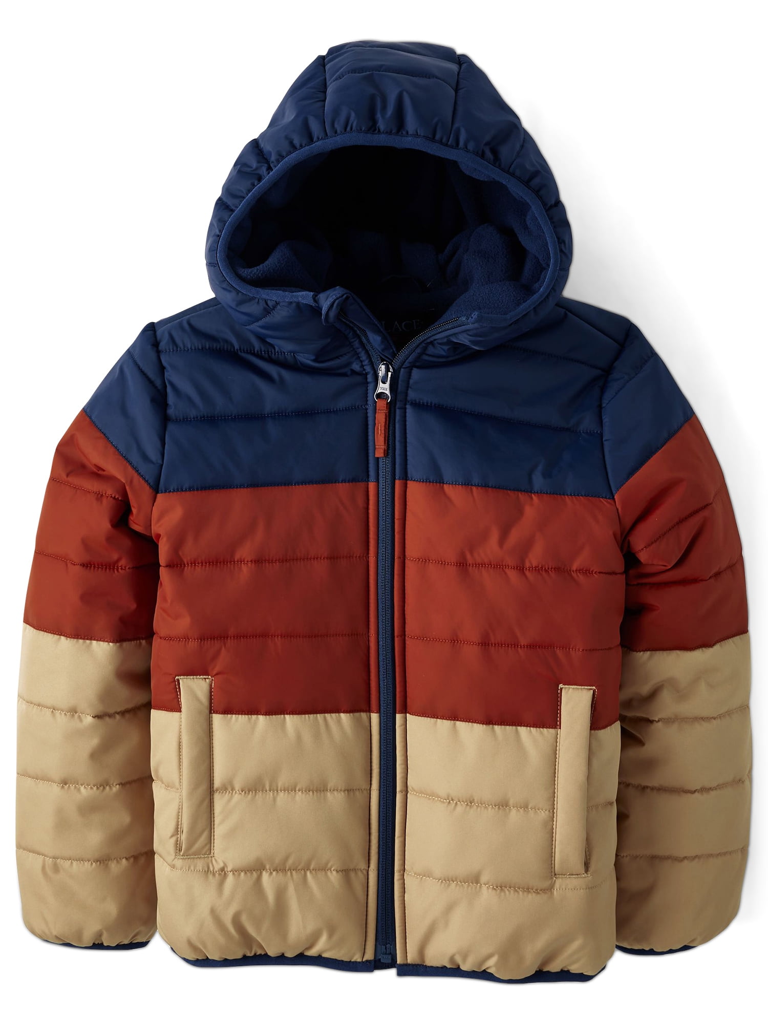 The Childrens Place Boys Hooded Winter Puffer Jacket - Walmart.com