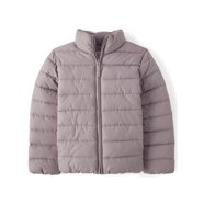 SYNPOS 18M-6T Winter Coats for Kids with Hoods Light Puffer Jacket for Baby Girls, Infants ...