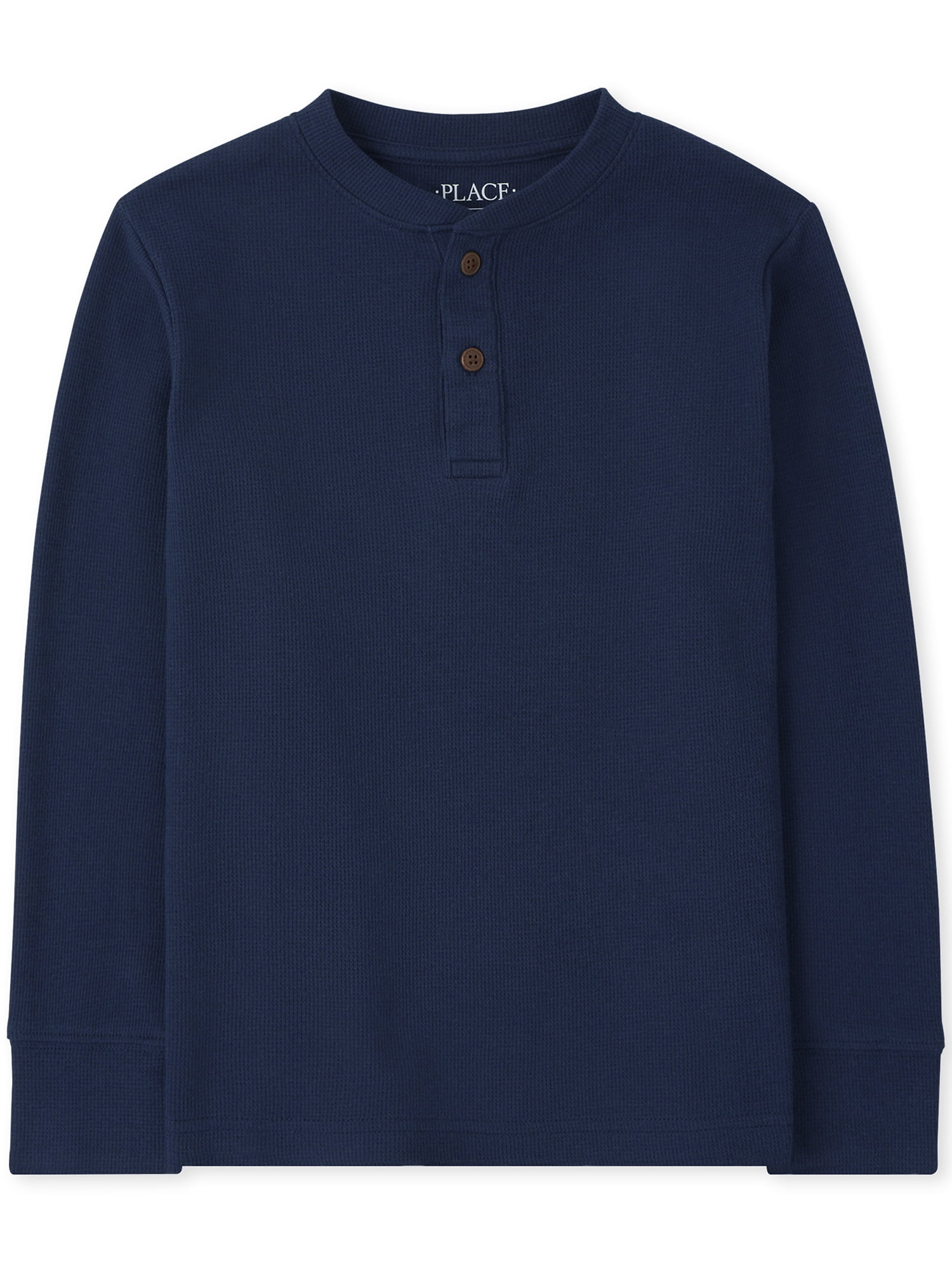 The Children's Place Boy Long Sleeve Thermal Henley Shirt, Sizes XS-XXL ...