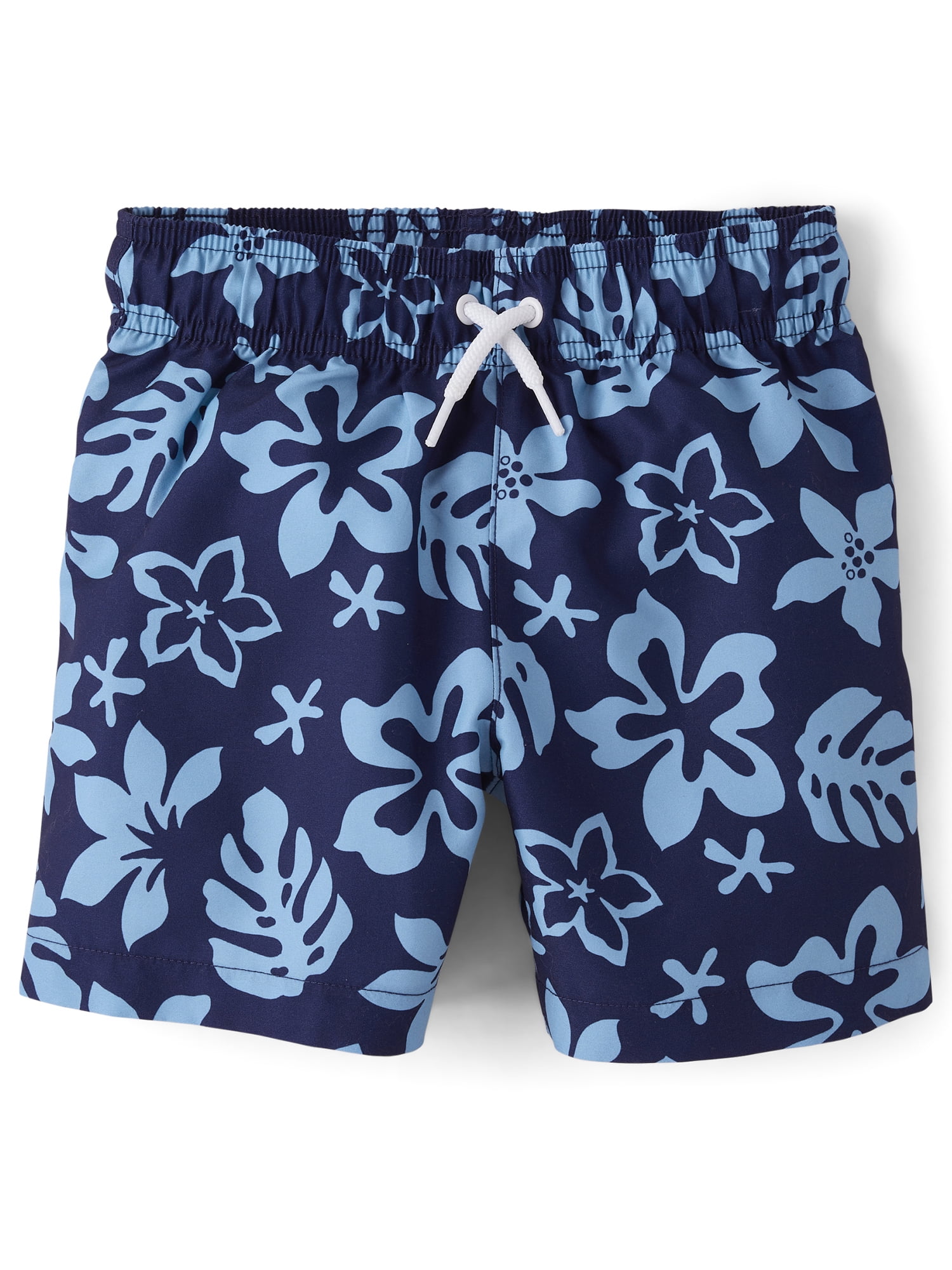 The Children's Place Boys Allover Print Swim Trunks, Sizes XS-XXL ...