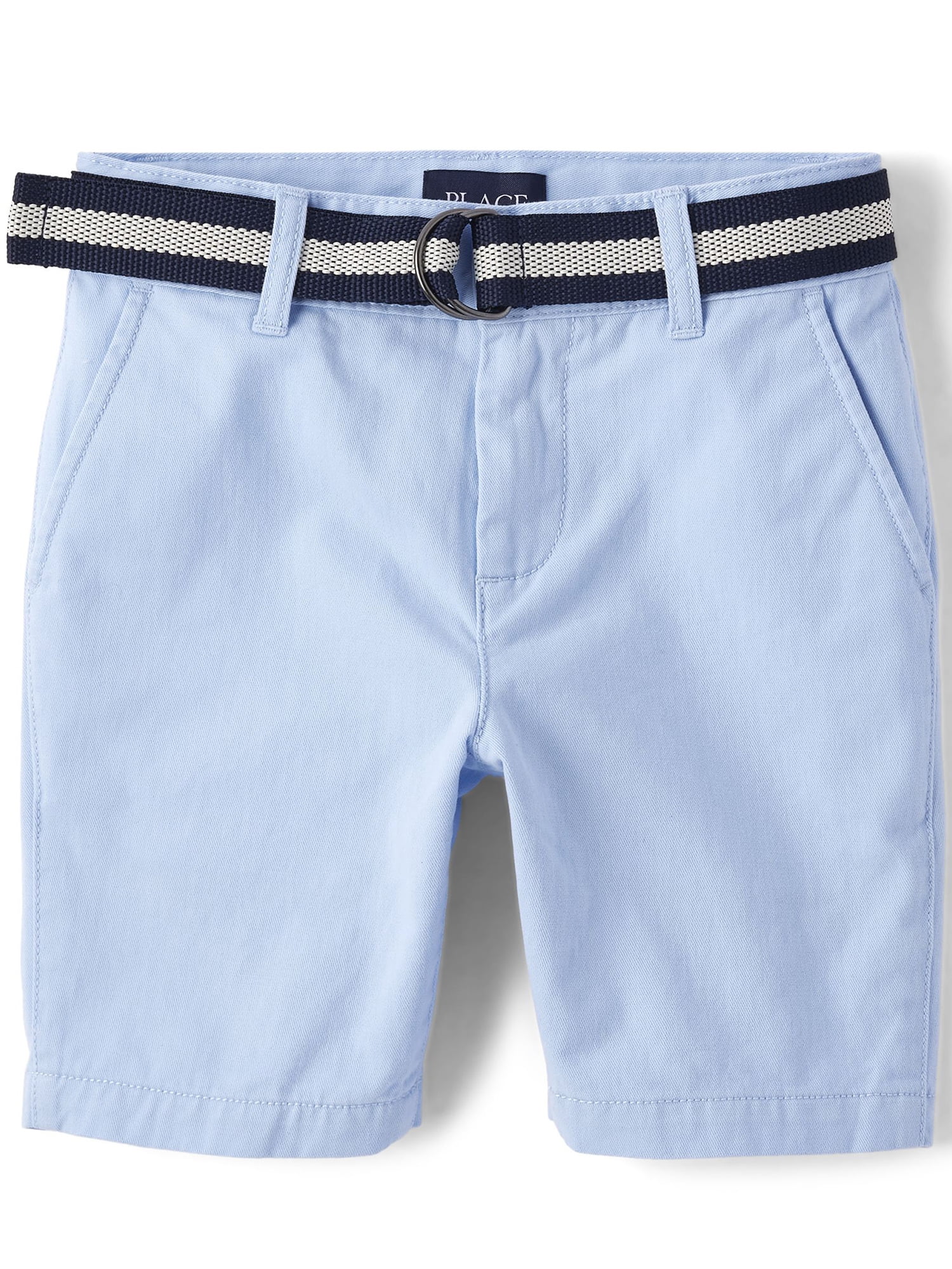 The Children's Place Boys Belted Chino Shorts, Sizes 4-16 - Walmart.com