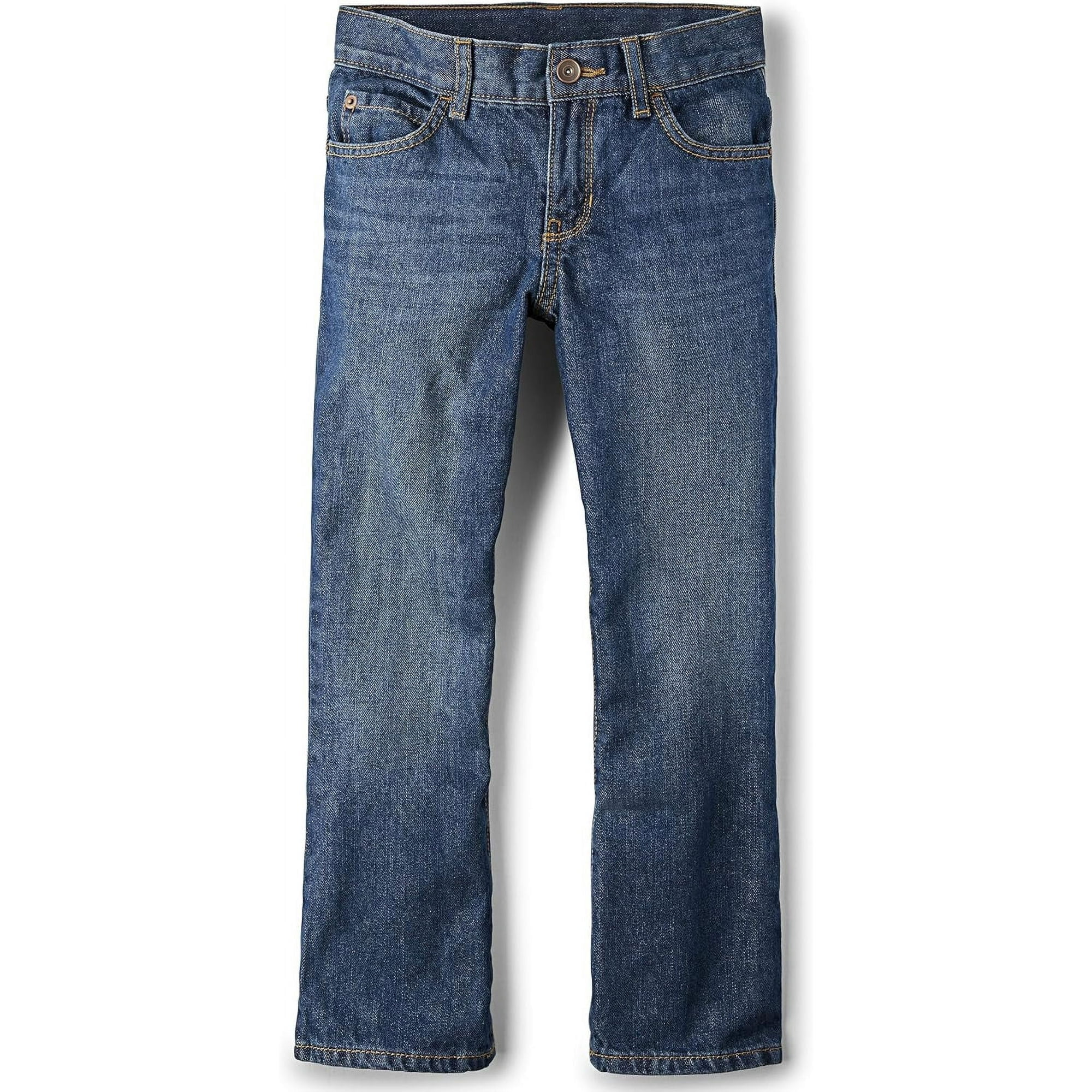 The Children's Place Boys Bootcut Denim Jean, Sizes 4-18 - Walmart.com