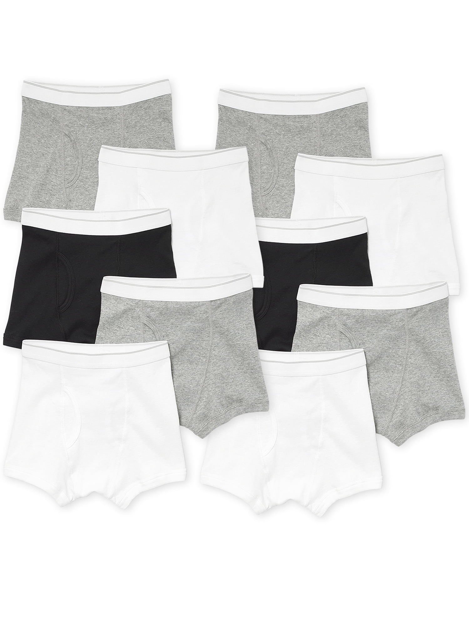 The Children's Place Boys Boxer Brief Underwear, 10-Pack, Sizes XS-XXL ...