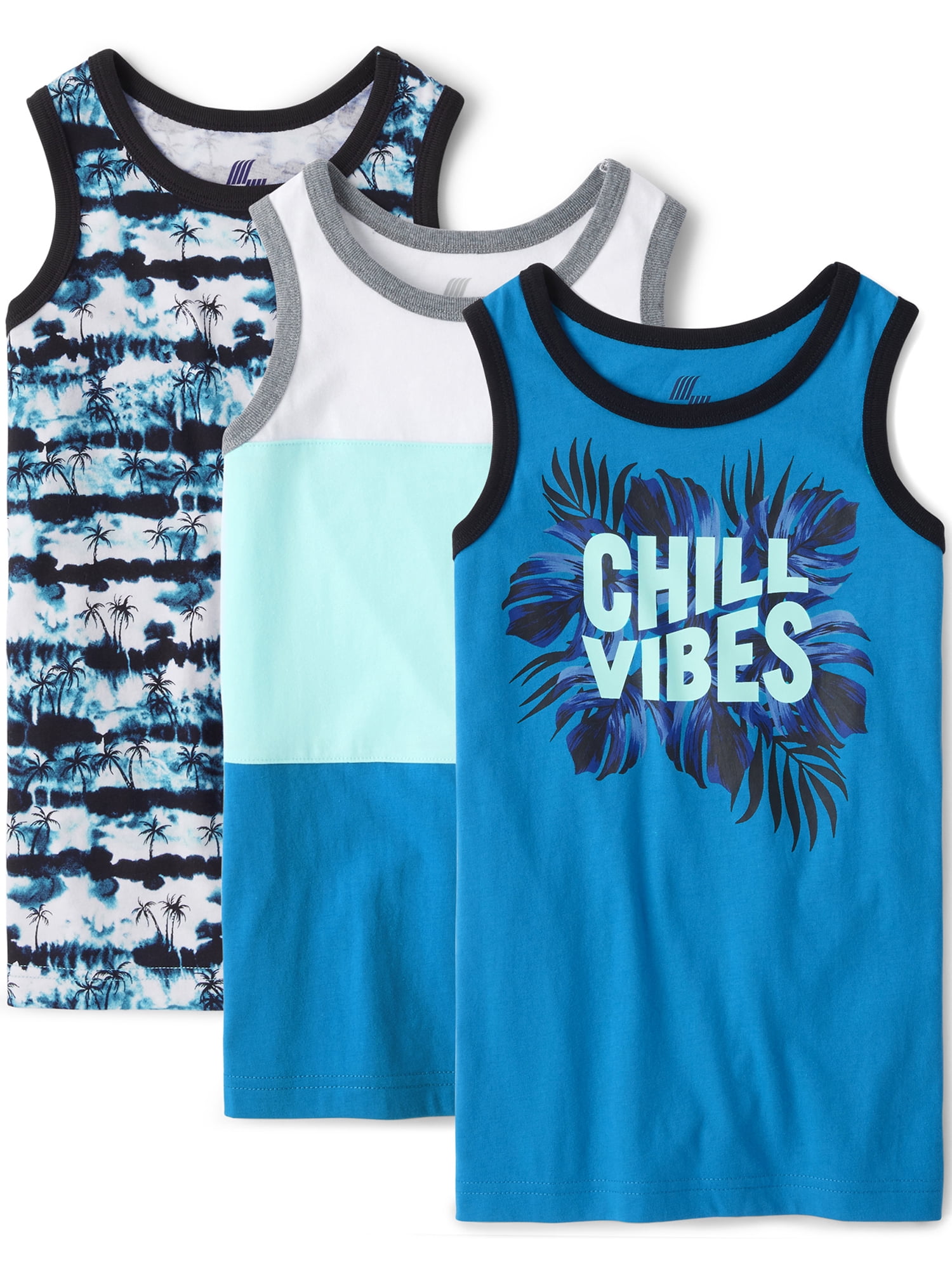 The Children's Place Boys Graphic Tank Tops, 3-Pack, Sizes XS-XXL ...