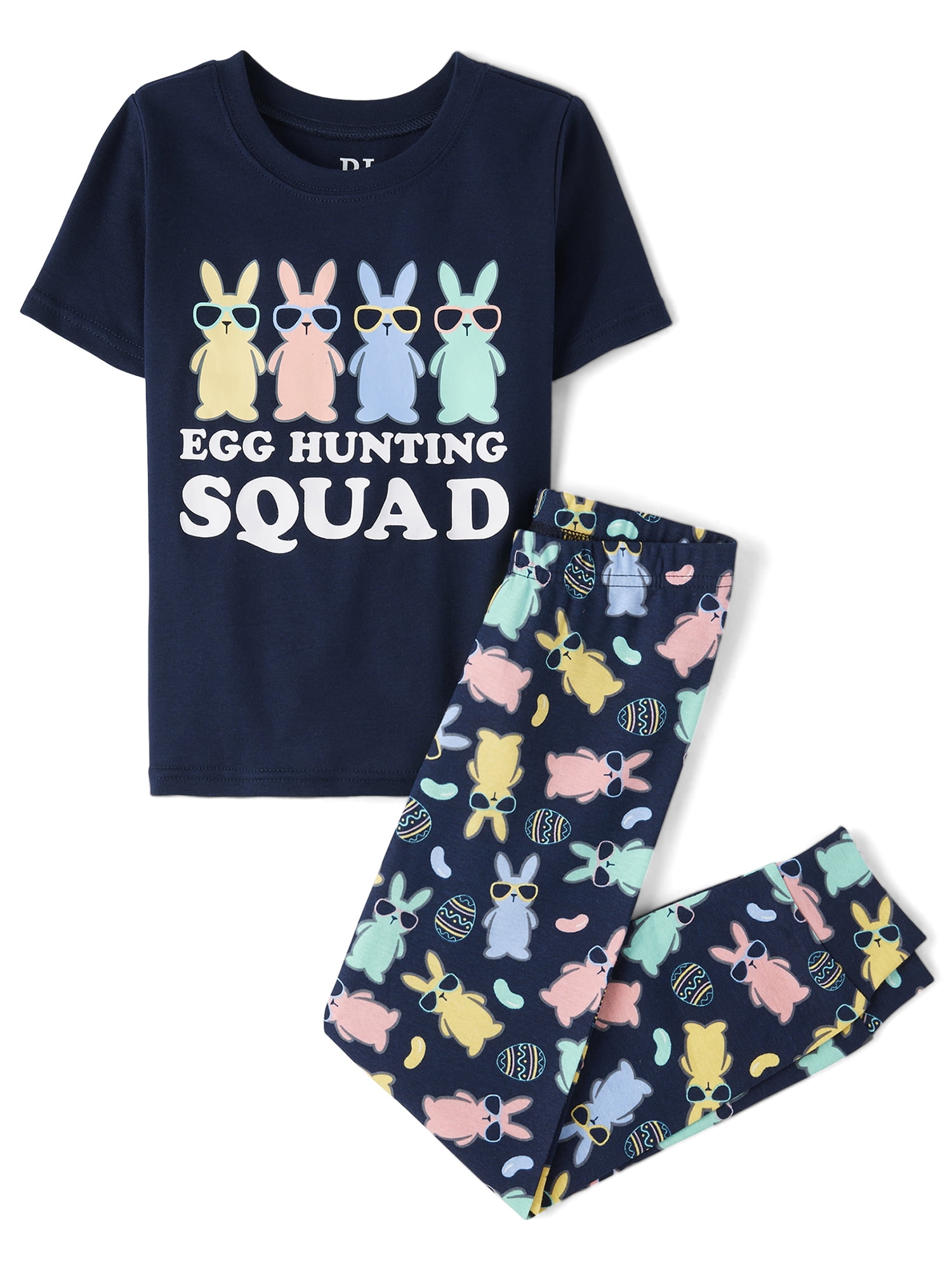 The Children's Place Boys Short Sleeve Easter Matching PJs, Sizes 4-16, 100% Cotton - Walmart.com