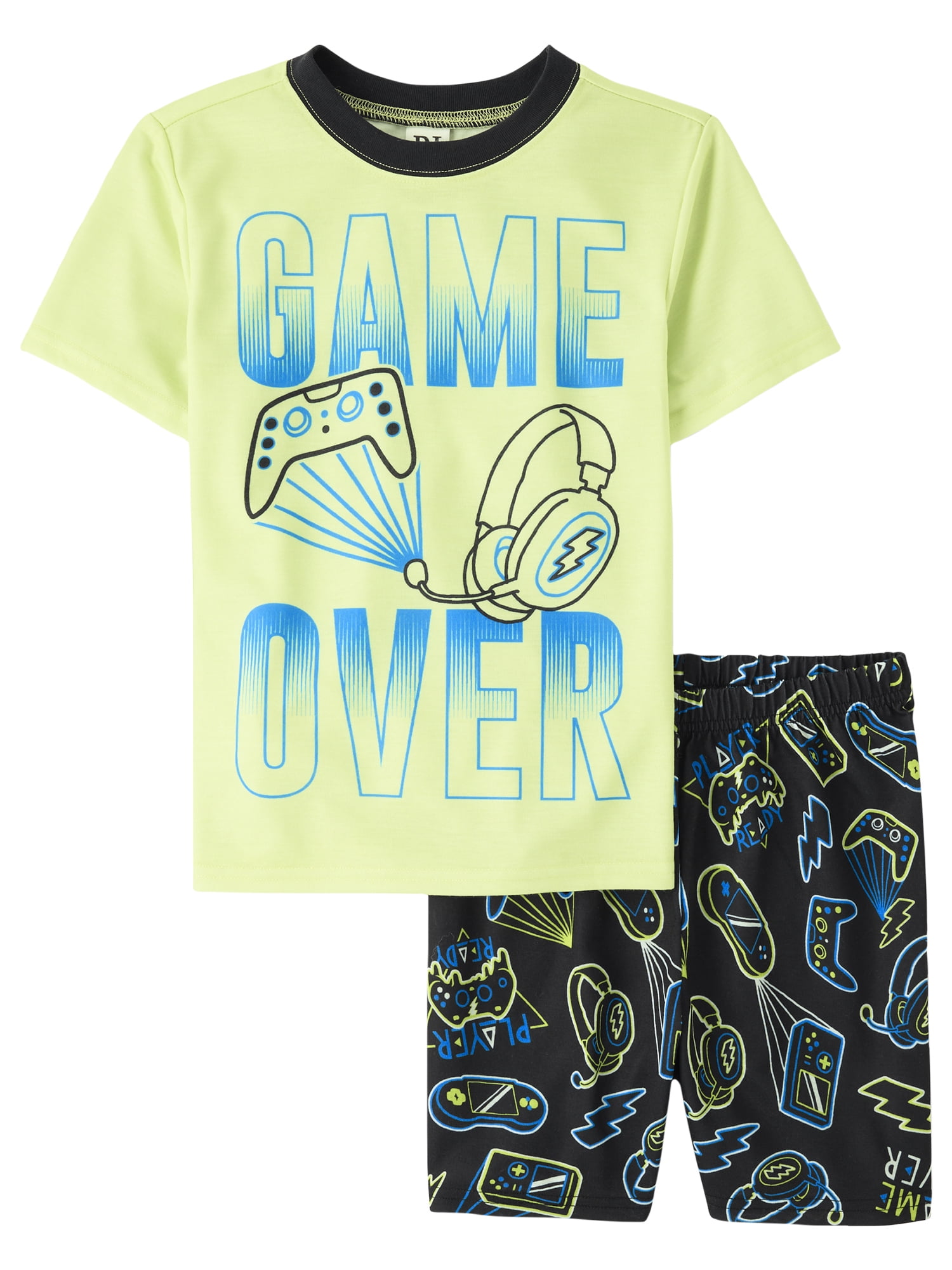 The Children's Place Boys Short Sleeve Snug Fit Game Over Pajamas ...
