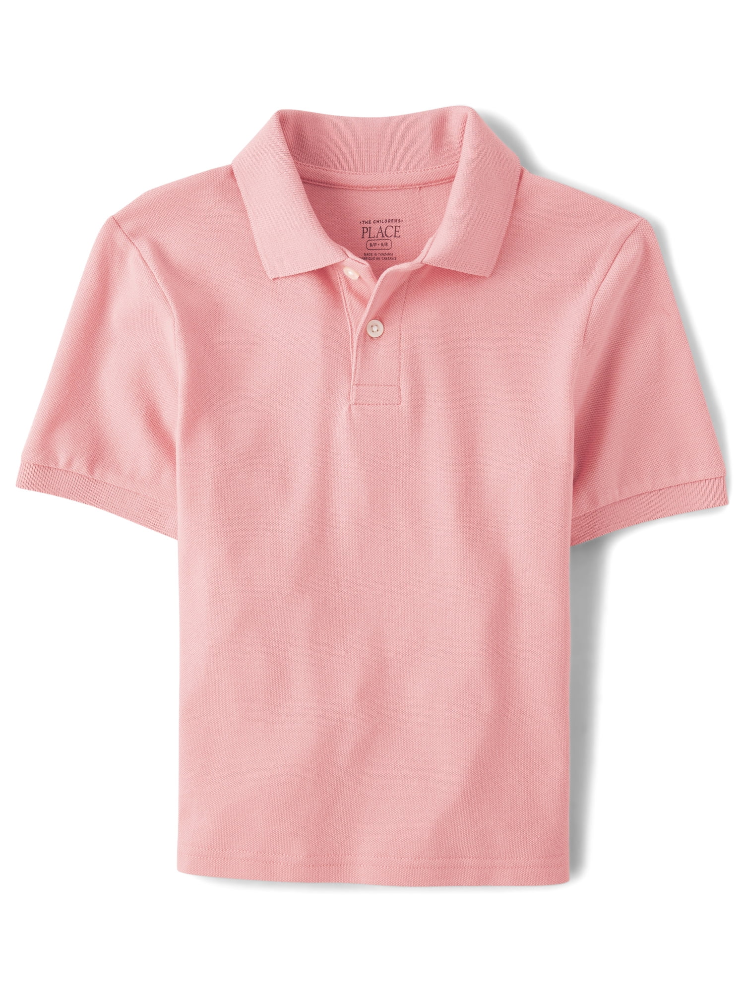 The Children's Place Boys Short Sleeve Solid Pique Polo, Sizes XS-XXL ...