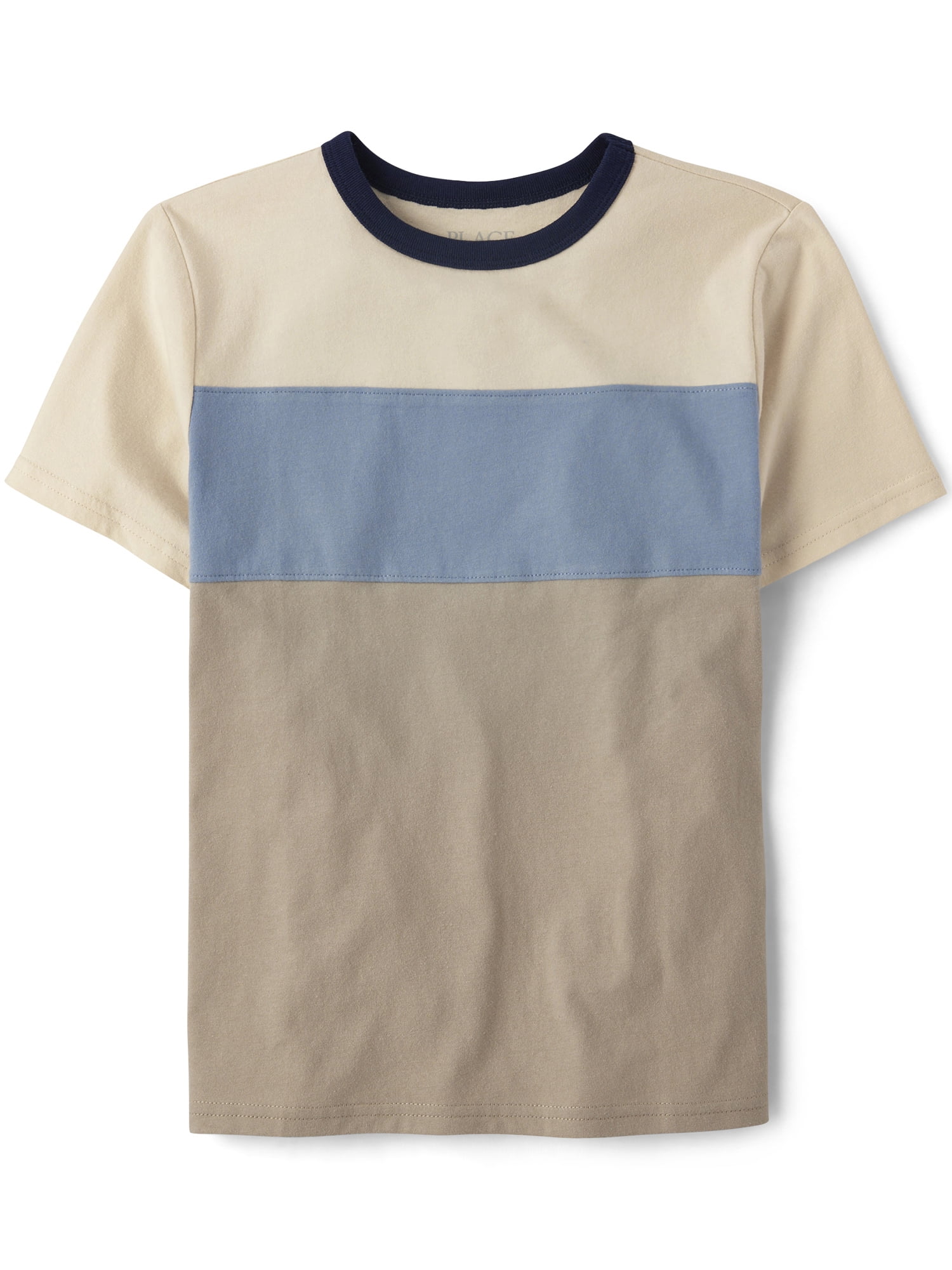 The Children's Place Boys Short Sleeve Colorblock T-Shirt, Sizes XS-XXL ...