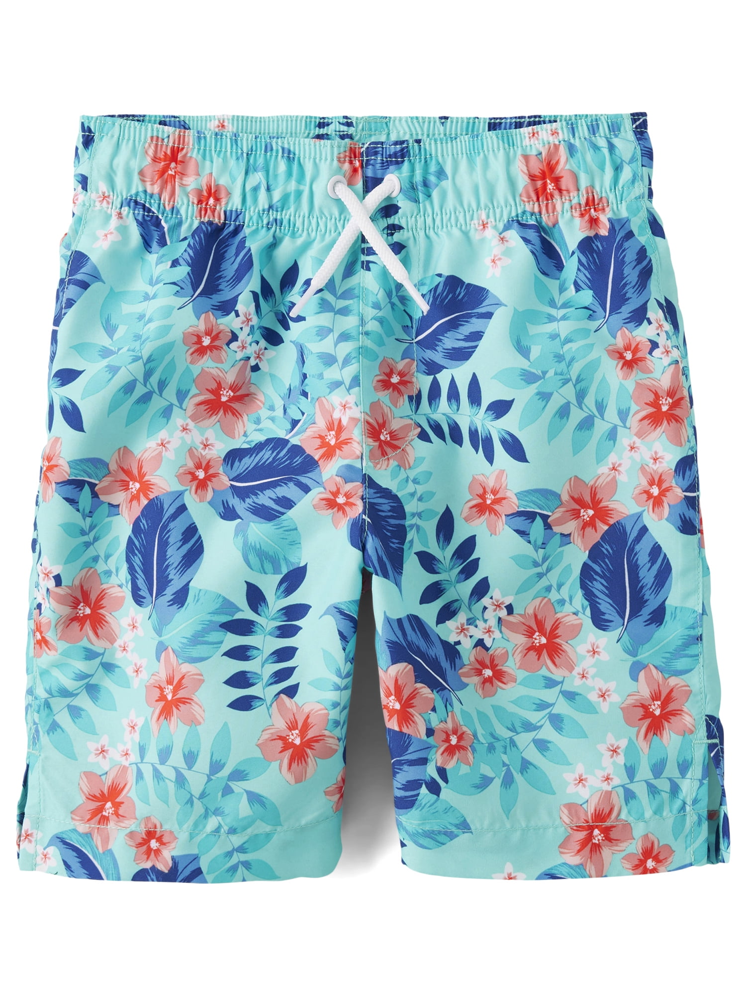 The Children's Place Boys Tropical Print Swim Trunks, Sizes XS-XXL ...
