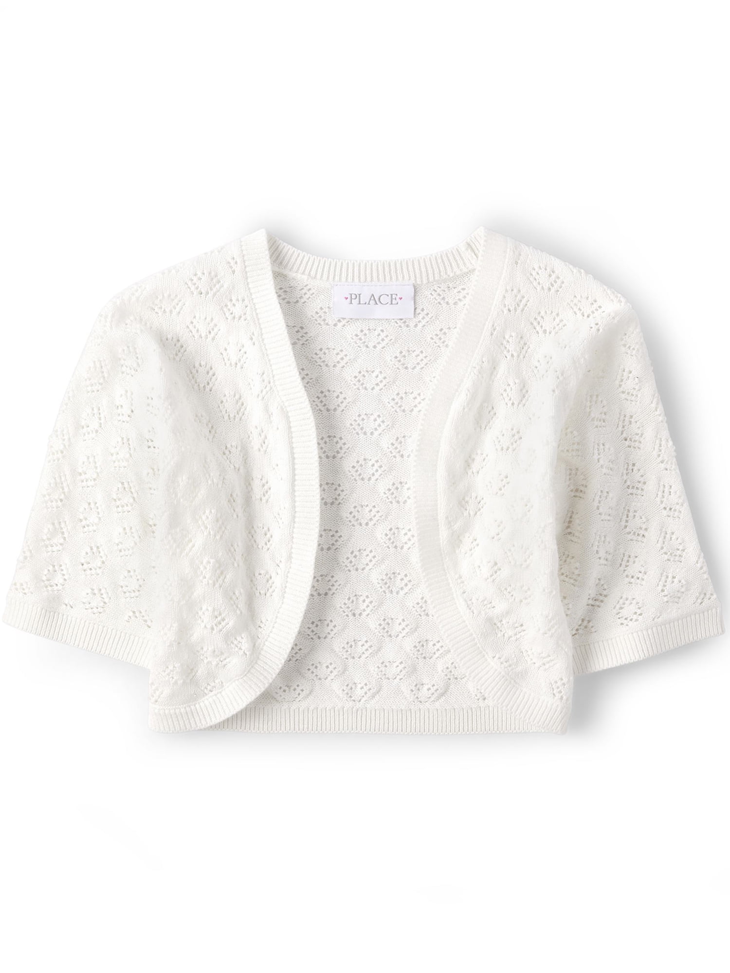 The Children's Place Girl's Short Sleeve Sweater Shrug, Sizes XS-XXL ...