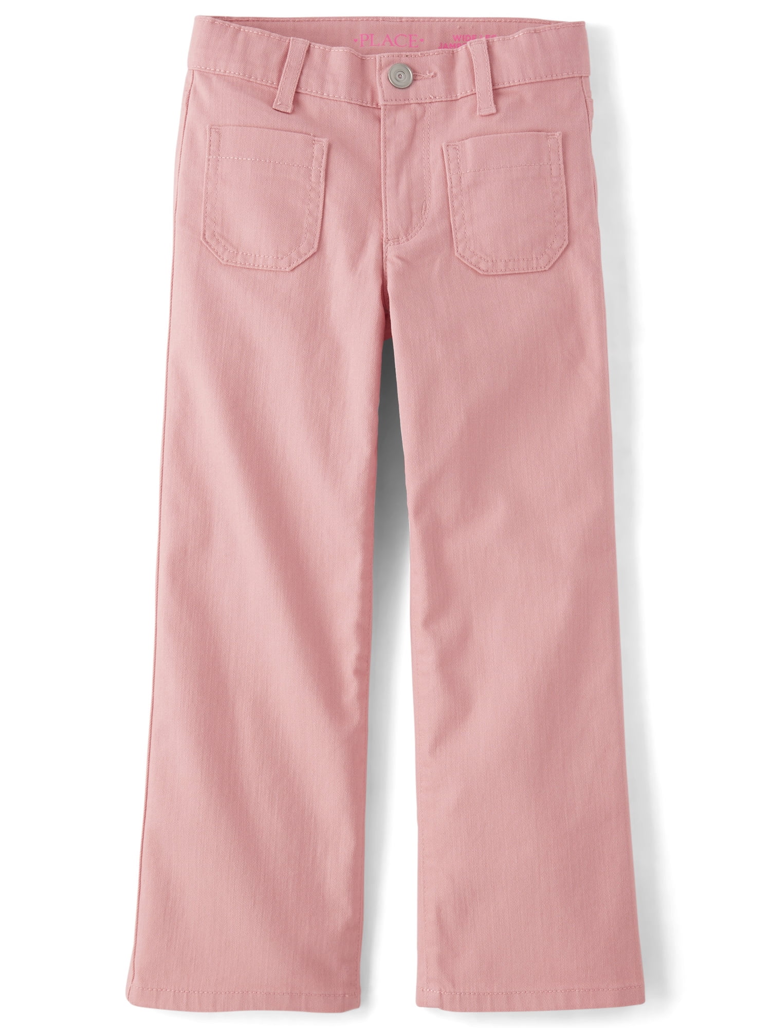 The Children's Place Girls Wide Leg Front Pocket Woven Bottoms, Sizes 4 ...