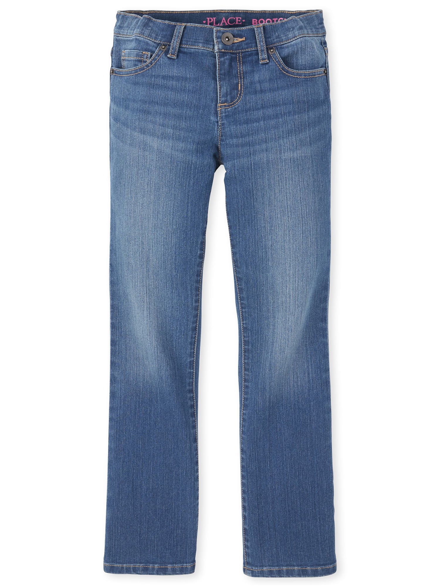 The Children's Place Girls Bootcut Denim Jeans, Sizes 4-18 - Walmart.com