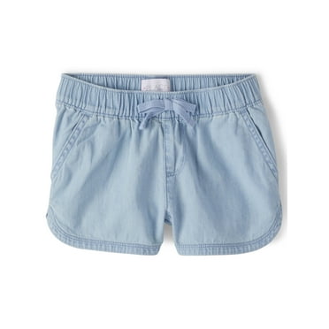 The Children's Place Girls Roll-Cuff Denim Short, Sizes 4-16 - Walmart.com