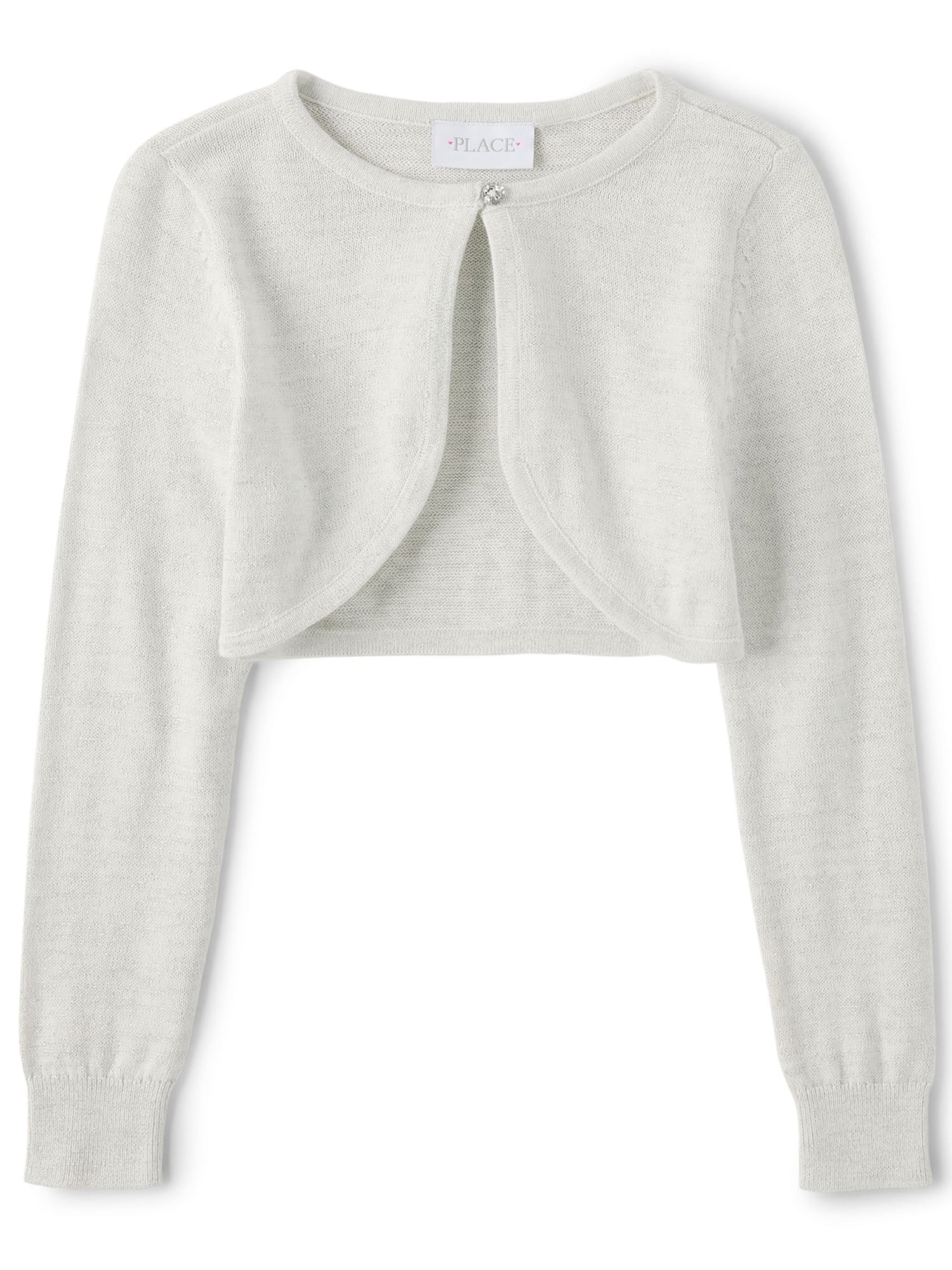 The Children's Place Girls Long Sleeve Cropped Knit Cardigan Shrug ...