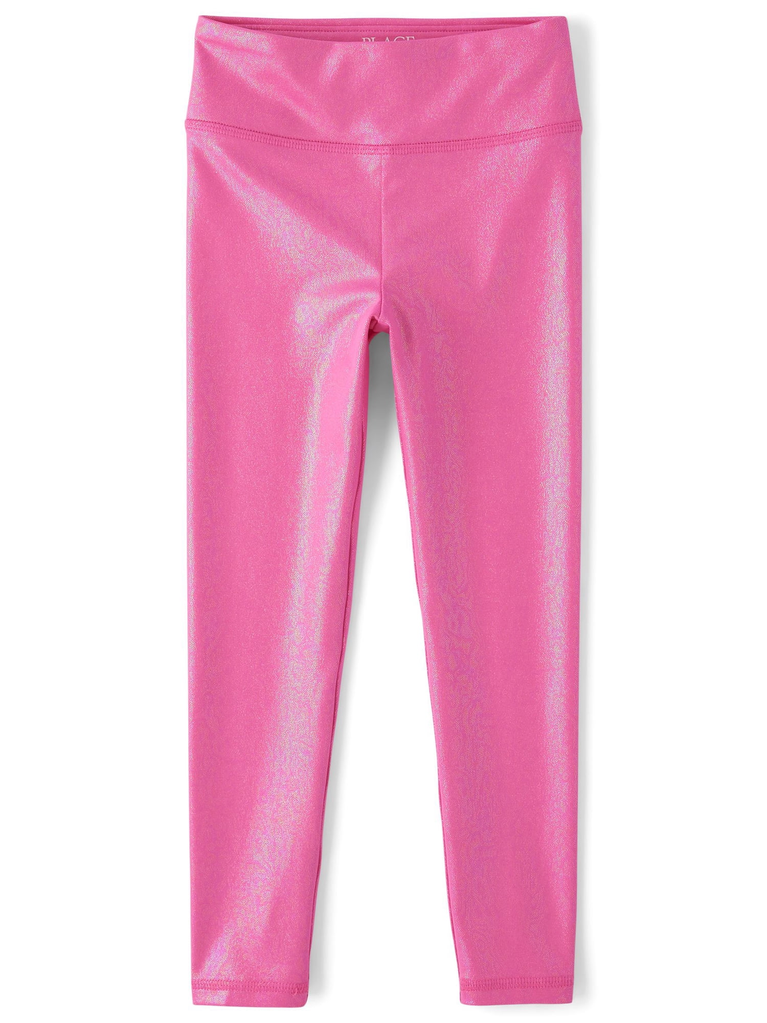 The Children's Place Girls Pull On High Shine High Rise Leggings, Sizes ...