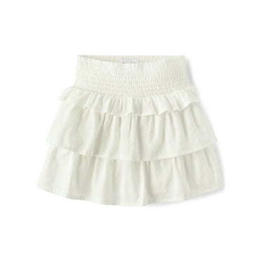 Justice Girls PAC-MAN Tiered Ruffle Skirt, Sizes XS-XL & Plus - Walmart.com