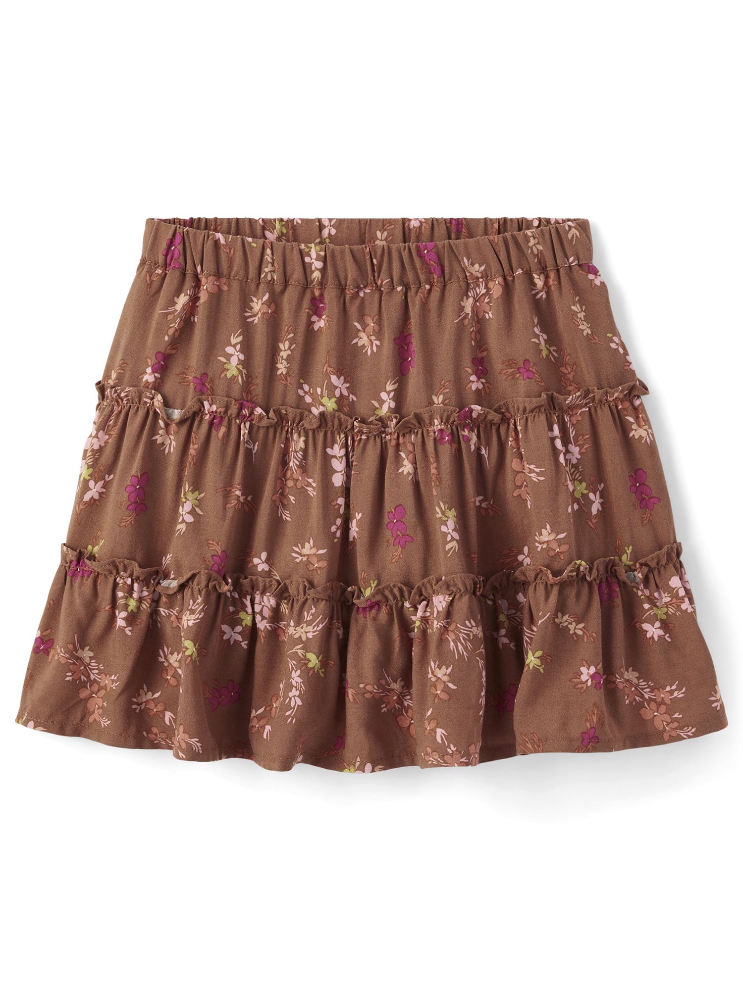 The Children's Place Girls Tiered Floral Skort, Sizes XS-XXL - Walmart.com