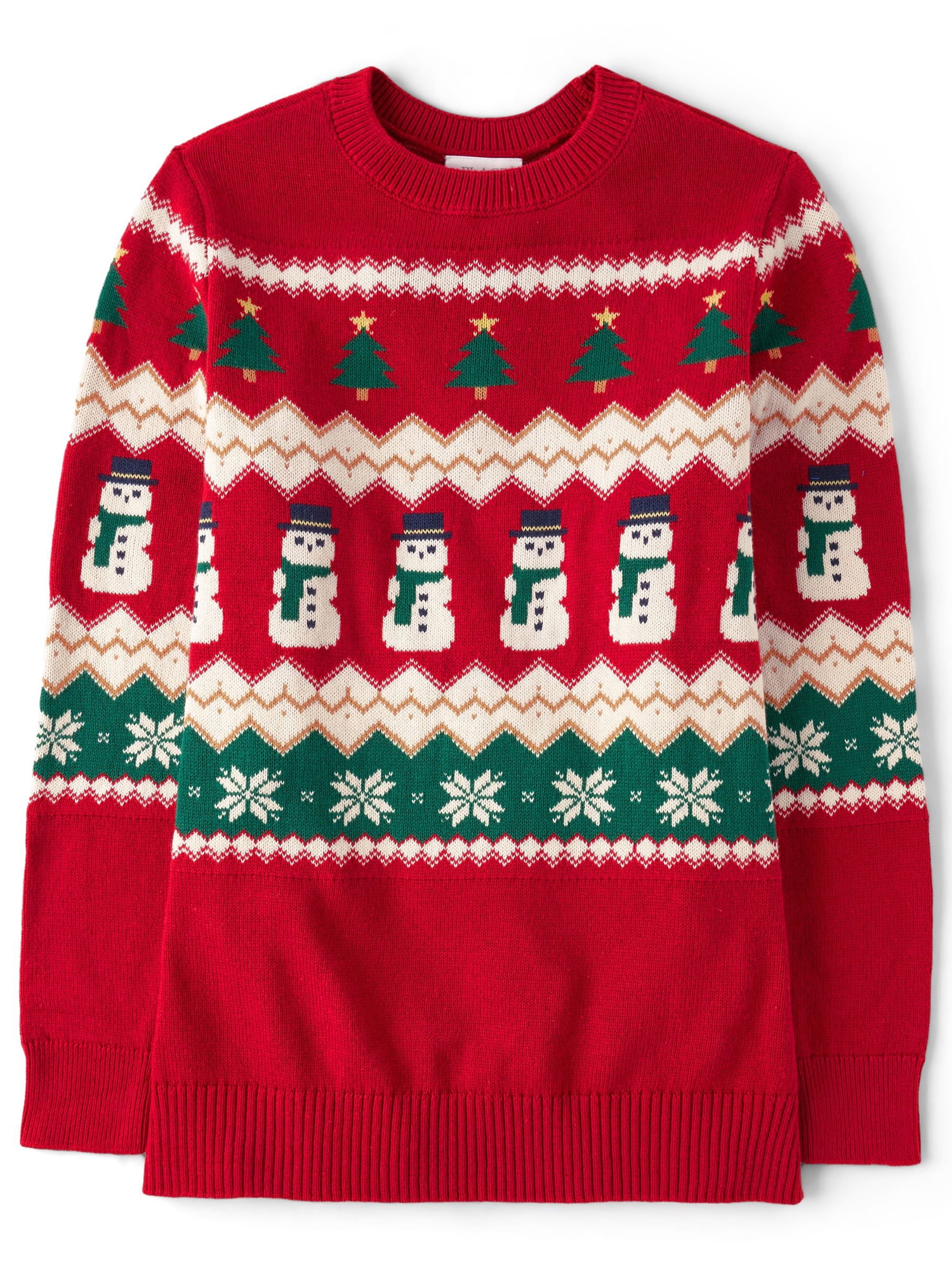 The Children's Place Matching Mom Long Sleeve Fairisle Sweater, Adult ...