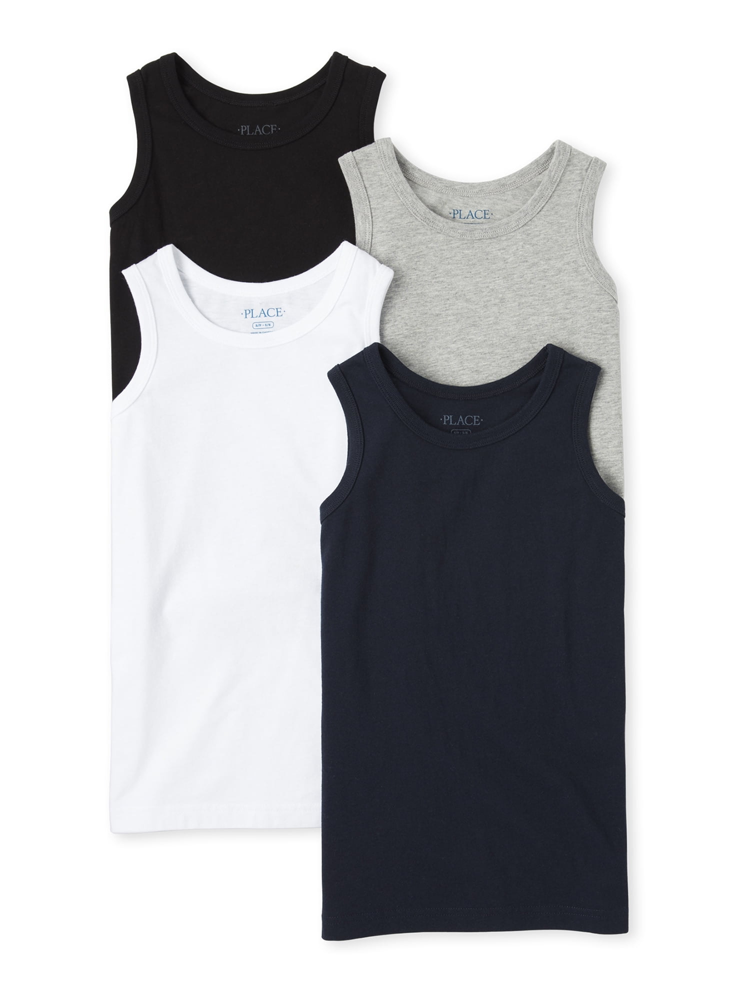 The Children's Place Sleeveless Solid Casual Tank Top (Boys) - Walmart.com