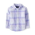 The Children's Place Toddler Boys Long Sleeve Woven Button Up Shirt ...